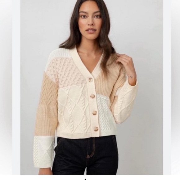 Rails | Sweaters | Rails Reese Patchwork Cardigan Sweater Pullover | Poshmark